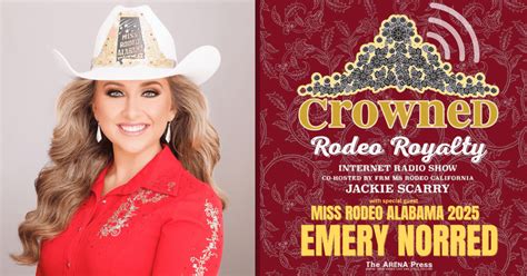 Crowned In The Dixie Emery Norred Miss Rodeo Alabama 2025 The Arena