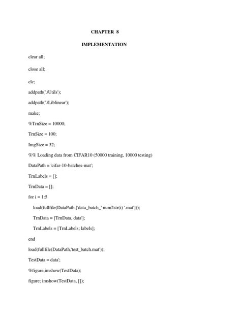 implementation pdf support vector machine algorithms