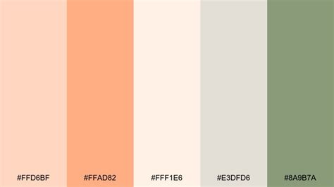 Pastel Orange Color Combinations 20 Picks Hex