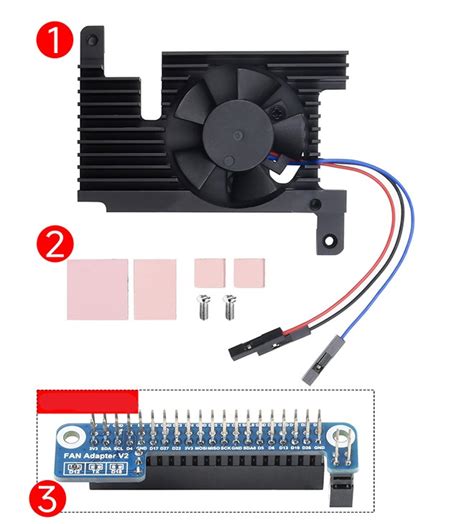 Buy Dedicated All In One Aluminum Alloy Cooling Fan For Raspberry Pi B PWM Speed Adjustment