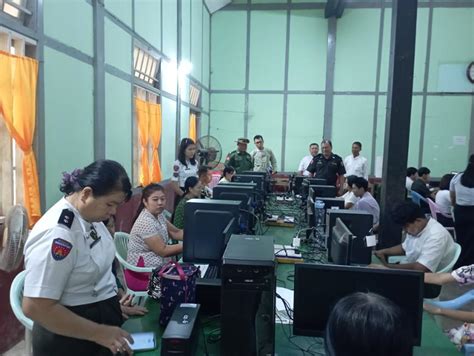 မြောင်းမြမြို့နယ်တွင် အိမ်ထောင်စုလူဦးရေစာရင်း ပုံစံ ၆၆ ၆ ထည့်သွင်းခြင်းများ အချိန်မီပြီးစီးရေး