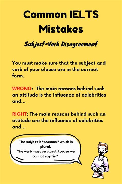 Subject Verb Disagreement Lesson Ielts Reading Good Vocabulary Words