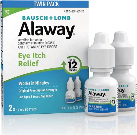 Alaway Antihistamine Eye Drops Allergy Relief From Itchy Eyes