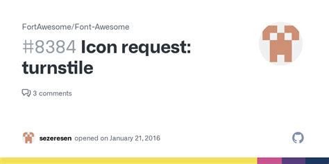 Icon Request Turnstile · Issue 8384 · Fortawesomefont Awesome · Github