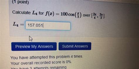 solved approximating and computing area problem i ve tried