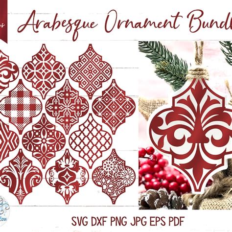Arabesque Svg Grinch Etsy