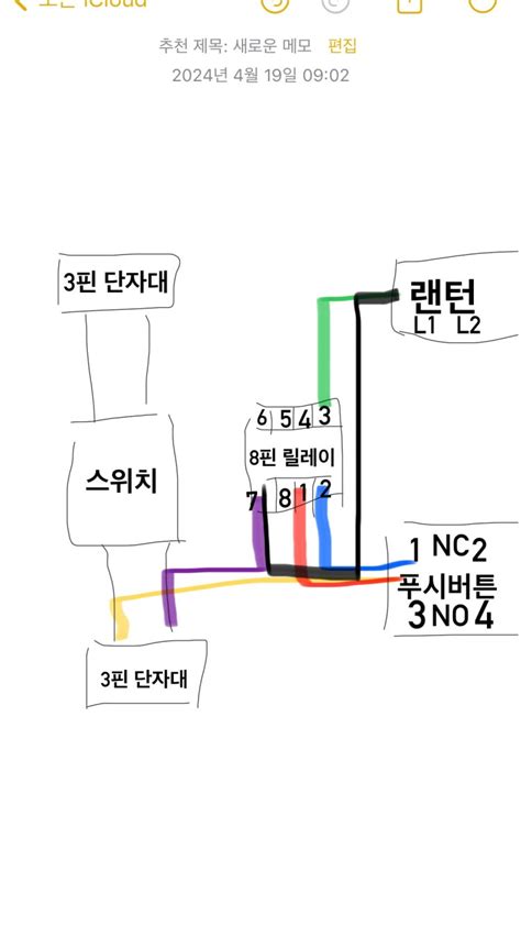 8핀 릴레이 A접점 지식in