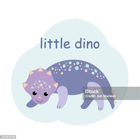 글자가 달린 귀여운 아기 공룡이있는 포스터 어린이 만화 스타일 섬유 의류 인쇄물 엽서를위한 디자인 공룡에 대한 스톡 벡터 아트 및 기타 이미지 Istock