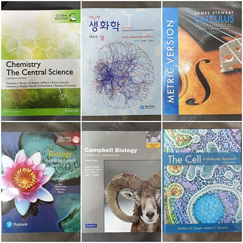 생명과학일반생물학일반화학미적분학 전공서적 판매 학습교육 중고나라