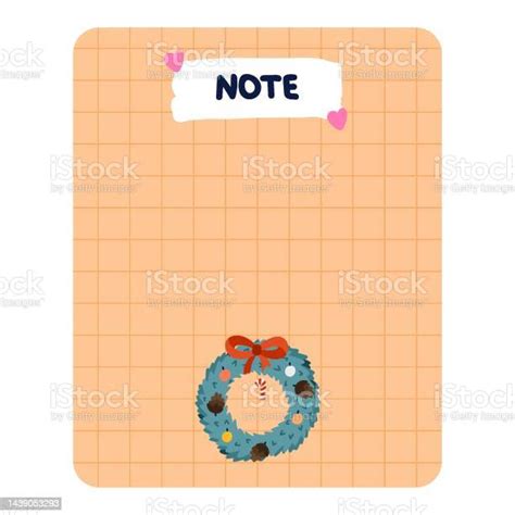 플래너를 위한 귀여운 스크랩북 템플릿에는 크리스마스 새해 겨울에 대한 삽화가 있습니다 인쇄 가능하고 편집 가능한 일러스트레이션