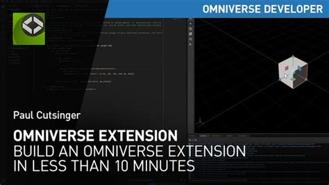 How To Build An Omniverse Extension In Less Than 10 Minutes