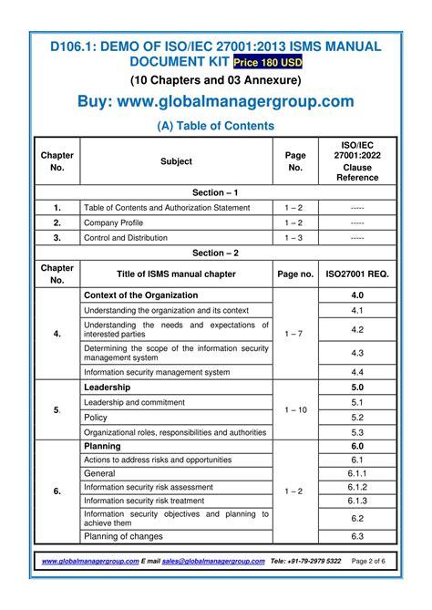 Ppt Iso 27001 2022 Manual Documents Powerpoint Presentation Free