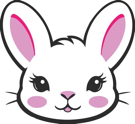 Bunny Rabbit Face Clipart