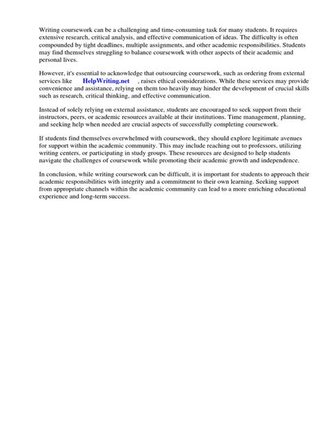 Coursework Through Pdf Thesis Critical Thinking