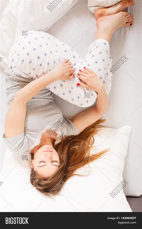 Girl Sleeping Bed Image And Photo Free Trial Bigstock