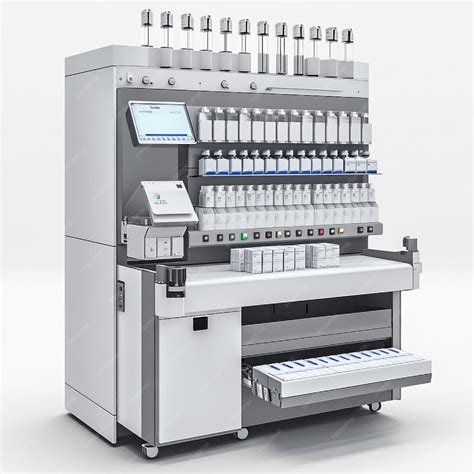 Automated Medication Dispensing System Premium Ai Generated Image