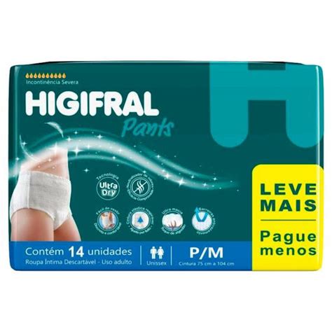Fralda Geriátrica Roupa Intima Hiral Pants 14 Fralda Pm Fralda