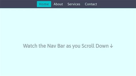 Scroll Animation With Navbar