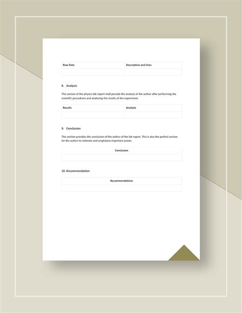 Physics Lab Report Template In Word Pages Google Docs Download Template Net