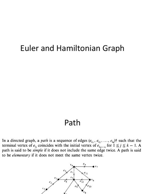Euler And Hamiltonian Graph Pdf