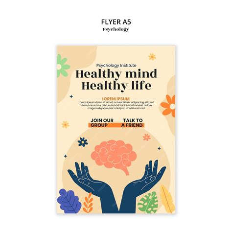 Free Psd Psychology Template Design
