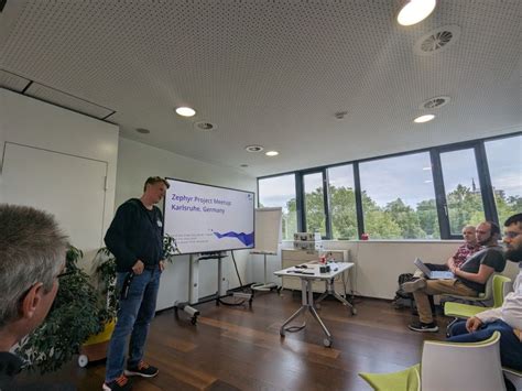 The Zephyr Project On Linkedin Zephyr Project Meetup At Inovex Gmbh Is Starting Now Check Out