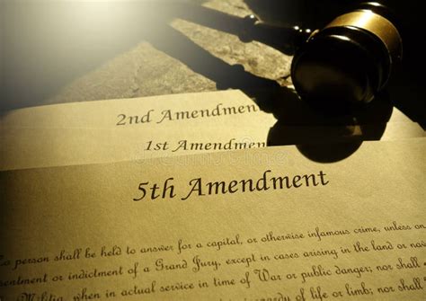 First Second And Fifth Amendments To The Us Constitution And Court