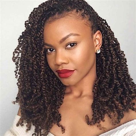 Top 12 Low Maintenance Short Hair Kinky Twist Hairstyles