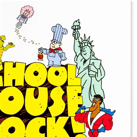 School House Rocks 11x14 Print Poster Sdcc Exclusive Free Shippi