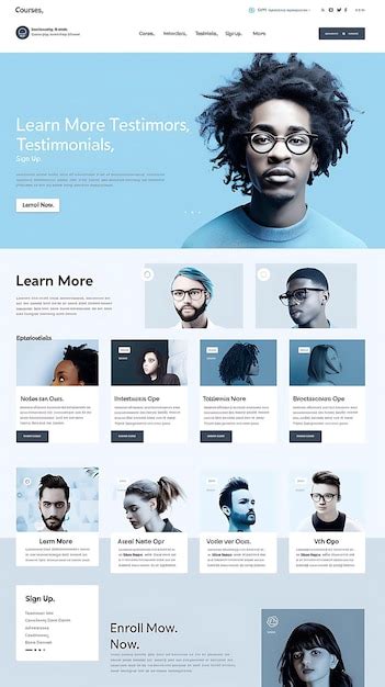 grid layout with fixed navigation structured website layout autumn