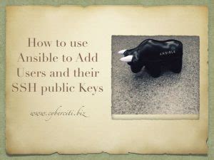 How To Upload Ssh Public Key To As Authorized Key Using Ansible NixCraft