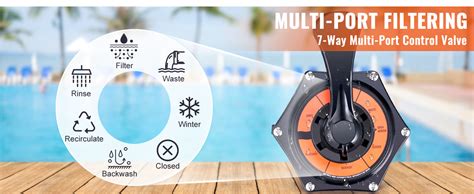 Vevor Sand Filter 19 Inch Up To 45 Gpm Flow Rate Above Inground