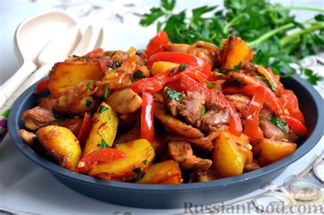 Рецепт Жаркое из курицы с картошкой на