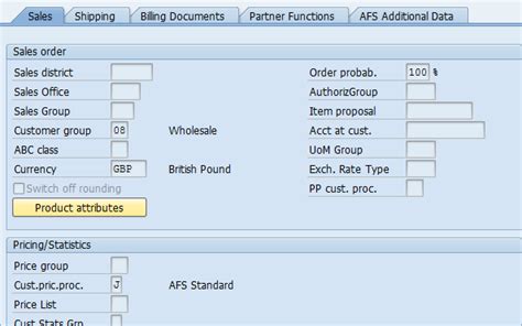 SAP Tutorials SAP AFS Master Data