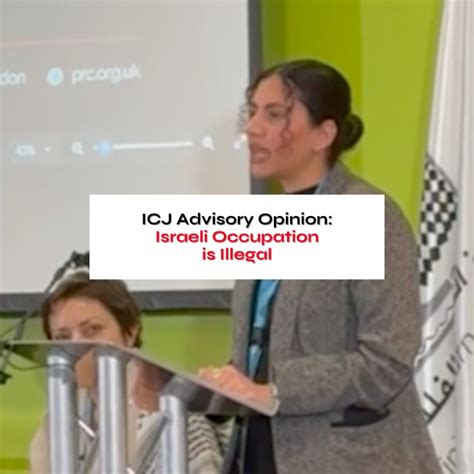 Icj Advisory Opinion Israeli Occupation Is Illegal International