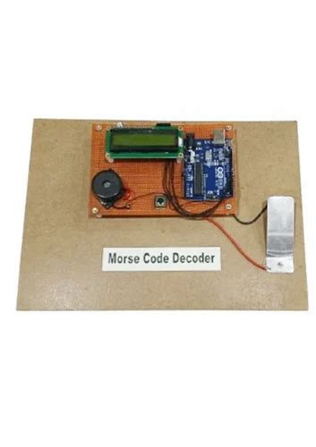 morse code decoder at ₹ 1000 project in new delhi id 22035592988