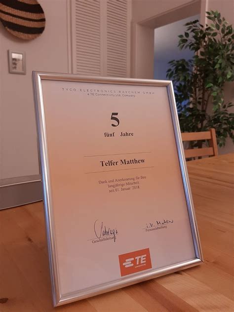 After Over 5 Years At Te Connectivity It Is Finally Time To Say