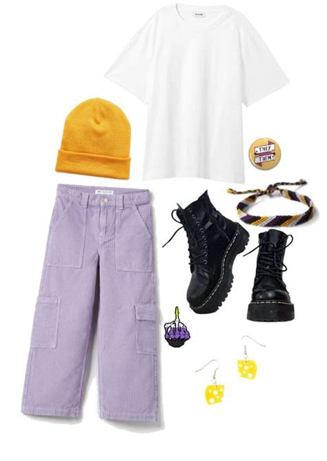 Non Binary Outfit Shoplook Non Binary Outfits Binary Clothes Outfits