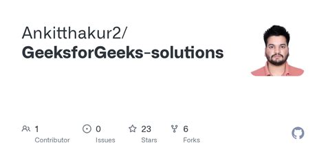 Geeksforgeeks Solutionsdfs Of Graph At Master · Ankitthakur2geeksforgeeks Solutions · Github