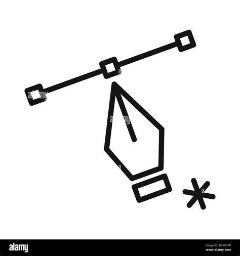 Vector Icon Black Line Art Vector In Black And White Outline Set Collection Sign Stock Vector