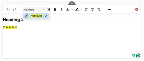 How To Use Headings And Highlight Features In Text Editor