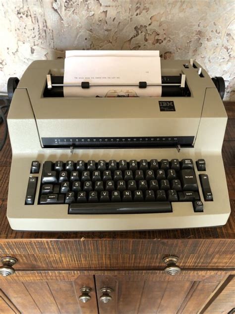 1983 IBM Personal Typewriter On The Typewriter Database