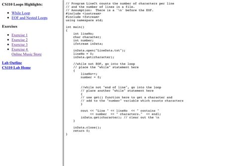 Solved Cs110 Loops Highlights Nested While Loop Exercise •