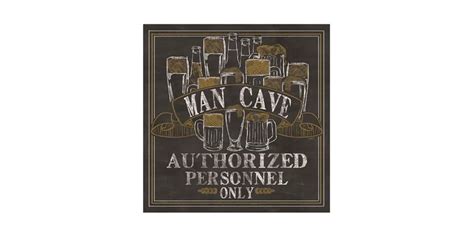 Man Cave Coasters Set Of 4