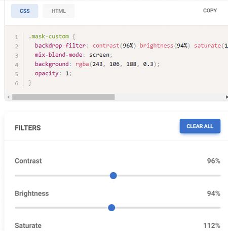 Best Free Online CSS Image Filter Generator Websites