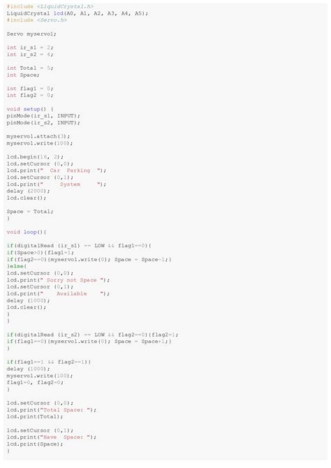 Smart Car Parking System Using IOT Devpost