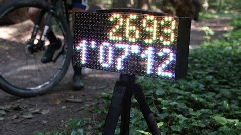 LED Display Of Freelap Electronic Timing System For Training