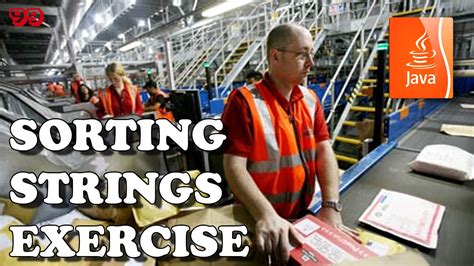 Java Exercises Sorting An Array Of Strings Using Collections Youtube
