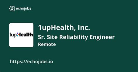 1uphealth Inc Is Hiring Sr Site Reliability Engineer Remote