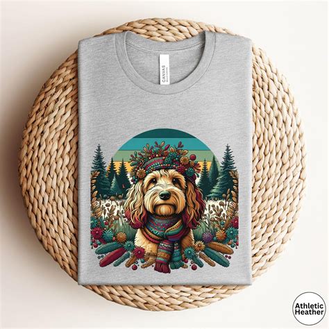 Buff Cockapoo Goldendoodle Labradoodle Doodle Christmas Tshirt Winter